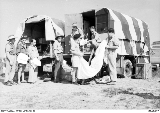 Italy. c. May 1944. Malaria preventative measures. In Italy summer is ...