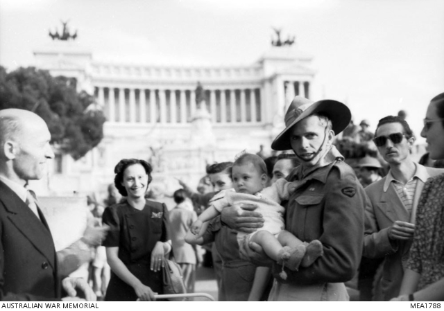 Rome, Italy. June 1944. After the occupation of Rome by Allied troops ...