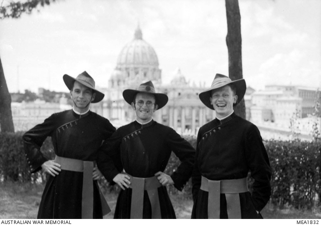 Rome, Italy. c. 1944. Australian priests who have been in Rome for six ...