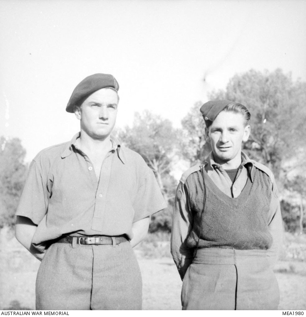 Cuers, Southern France. September 1944. Informal portrait of Gunner J ...