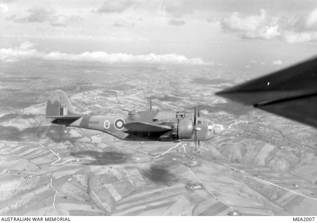 Italy. c. 1944. A Martin Baltimore aircraft of No. 454 Squadron RAAF ...