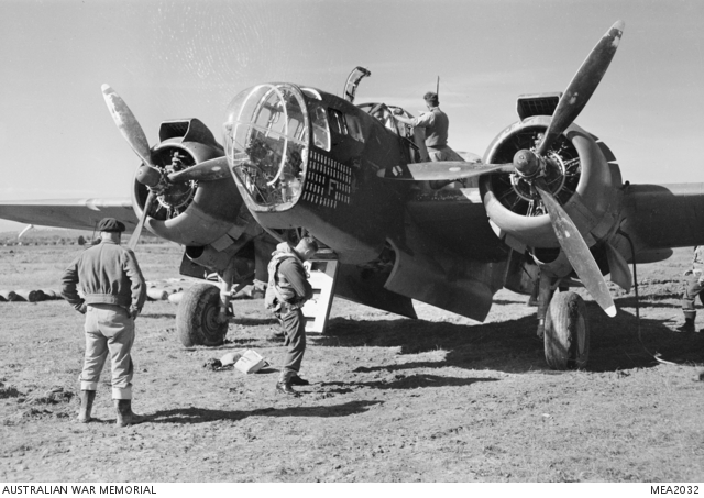 Italy. c. 1944. A Martin Baltimore aircraft of No. 454 Squadron RAAF in ...