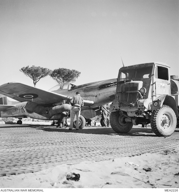 Cervia, Italy. c. March 1945. With the Spring offensive in full swing ...