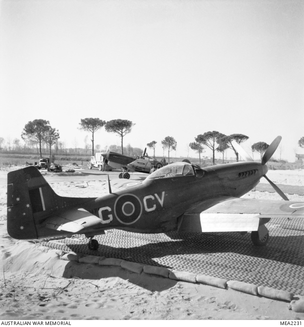 Cervia, Italy. c. March 1945. With the Spring offensive in full swing ...