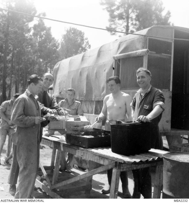 Cervia, Italy. c. March 1945. With the Spring offensive in full swing ...