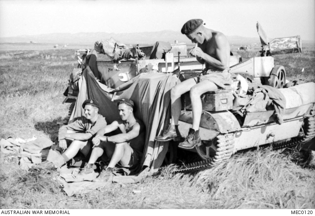 Enfidaville, Tunisia. May 1943. A New Zealand armoured unit at battle ...
