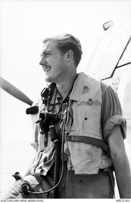 Kairouan, Tunisia. c. 1943. Informal portrait of Flight Sergeant F ...