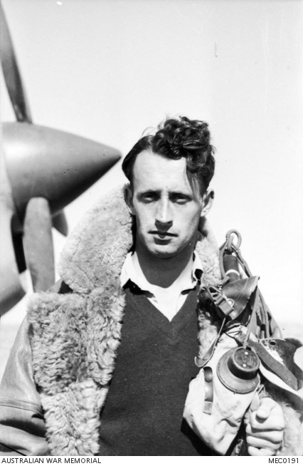 Kairouan, Tunisia. c. 1943. Informal portrait of Squadron Leader Brian ...