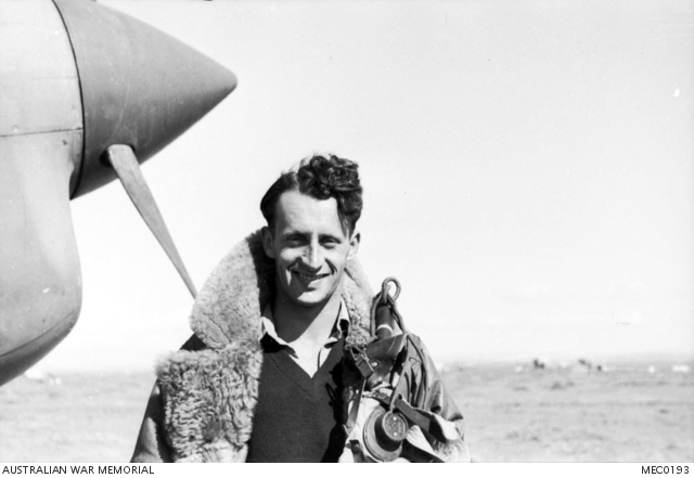 Kairouan, Tunisia. c. 1943. Informal portrait of Squadron Leader Brian ...