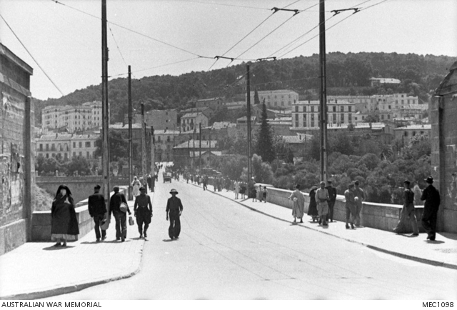Constantine, Algeria. c. 1944. View of part of the city of Constantine ...
