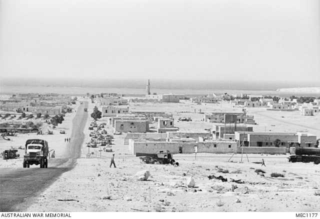 Mersa Matruh, Western Desert, Egypt. c. 1943. View of Mersa Matruh ...
