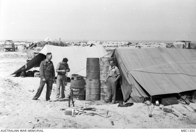 Cutella, Italy. c. April 1944. View of the camp site of No. 450 ...