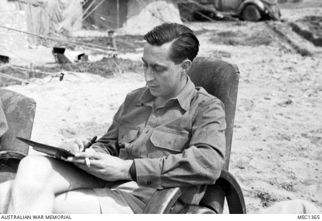 Cutella, Italy. April 1944. Informal portrait of Flight Lieutenant D ...