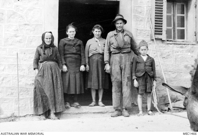 Near Poretta, Corsica, France. April 1944. An informal portrait of a ...
