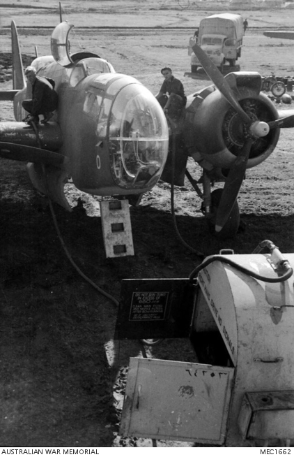 Falconara, Italy. c. November 1944. A Martin Baltimore aircraft of No ...