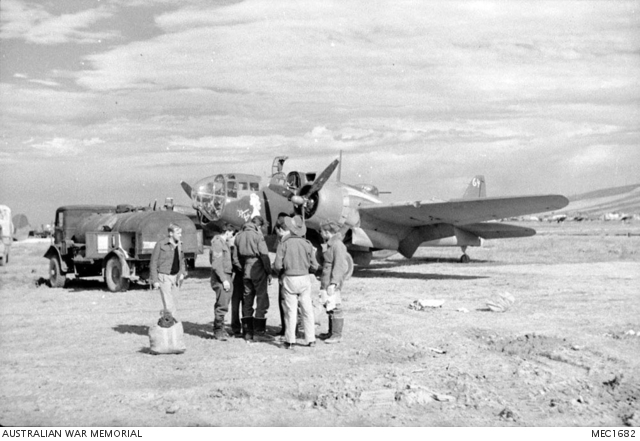 Falconara, Italy. c. November 1944. Martin Baltimore aircraft of No ...