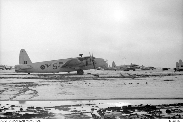Foggia, Italy. c. January 1944. Vickers Wellington aircraft of No. 458 ...