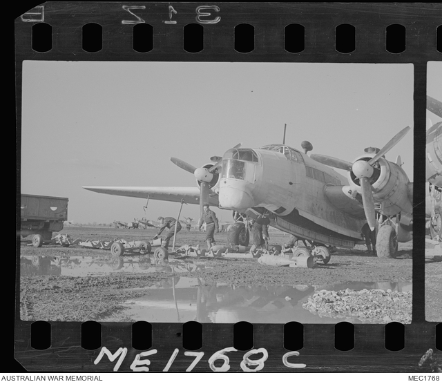 Foggia, Italy. c. January 1944. Armament personnel of No. 458 Squadron ...