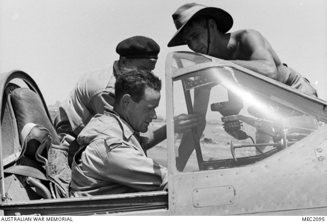 Malta. c. July 1943. Flying Officer Jack Doyle, pilot, No. 3 Squadron ...