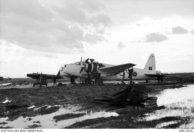 Bone, Algeria. c. 1943. A Vickers Wellington aircraft of No. 458 ...