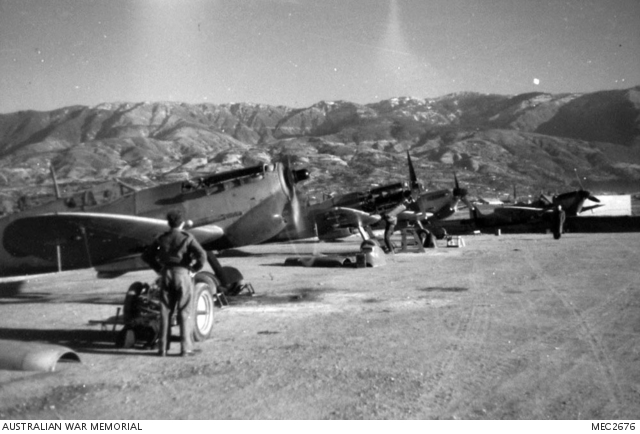 Blida, Algeria. c. 1943. Supermarine Spitfire aircraft of an RAF ...
