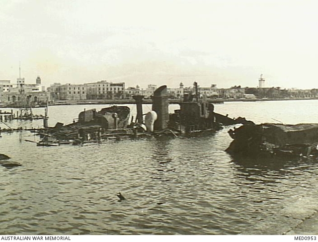 Benghazi, Cyrenaica, Libya. 27 November 1942. The waterfront at ...