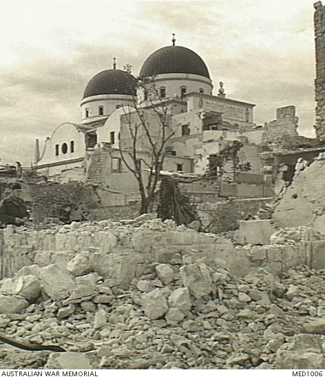 Benina, Cyrenaica, Libya. 8 December 1942. All round Benghazi Cathedral ...