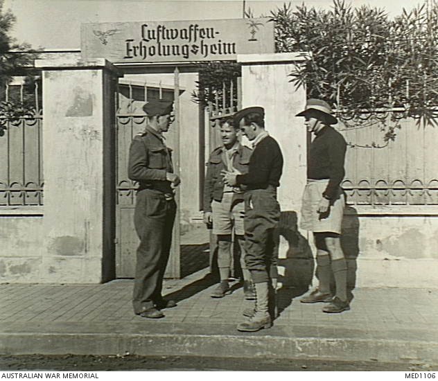 Apollonia, Tripolitania, Libya. 4 January 1943. Aircrew of RAF ...