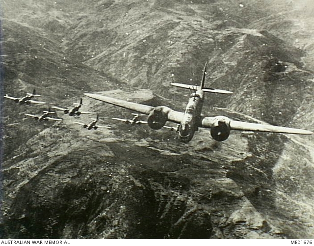 Salerno, Italy. 23 September 1943. RAF Glen Martin Baltimore bomber ...