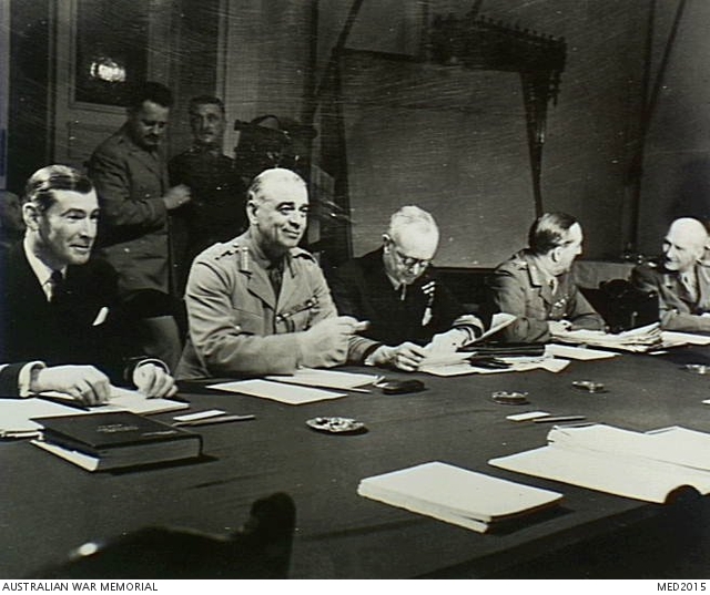 Cairo, Egypt. 4 December 1943. After attending the three-power ...