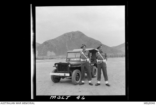 23653 Corporal (Cpl) Mick Sharman of Lidcombe, NSW, and 12439 Cpl Keith ...