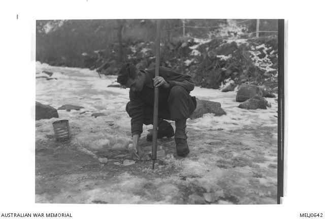 One of the outposts manned by the men of the 1st Battalion, The Royal ...