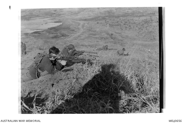 The 'enemy' has been pushed off this battle scarred feature and the ...