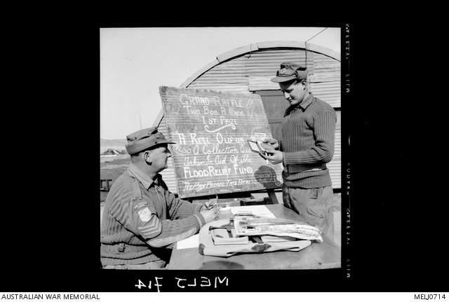 25055 Sergeant (Sgt) William Mitchell (Bill) Callaghan (left), of Young ...