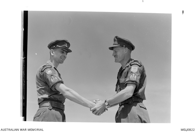 After 14 months' service in Korea, Warrant Officer Class 1 (WO1) W P ...