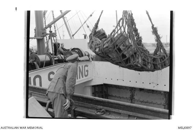 A load of stores destined for the 1st Commonwealth Division on the ...