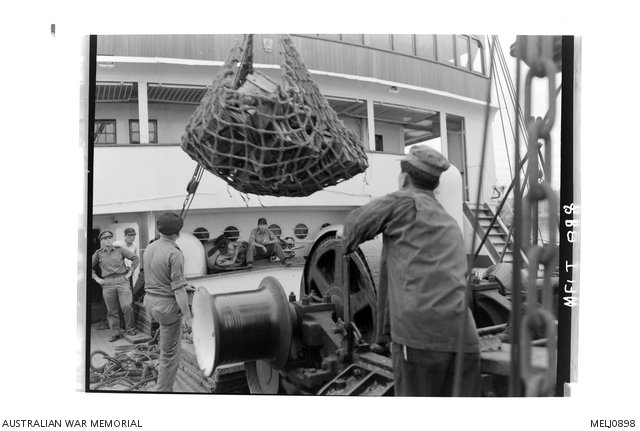 A load of stores destined for the 1st Commonwealth Division on the ...