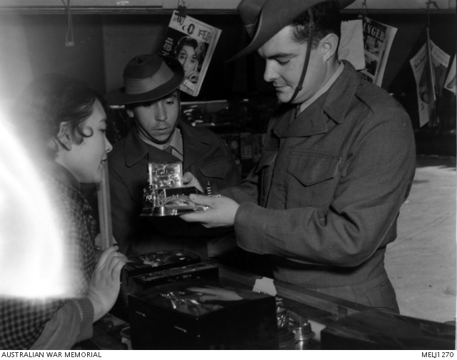 On Tokyo leave from Korea, 1410845 Private (Pte) Kenneth (Ken) Alfred ...