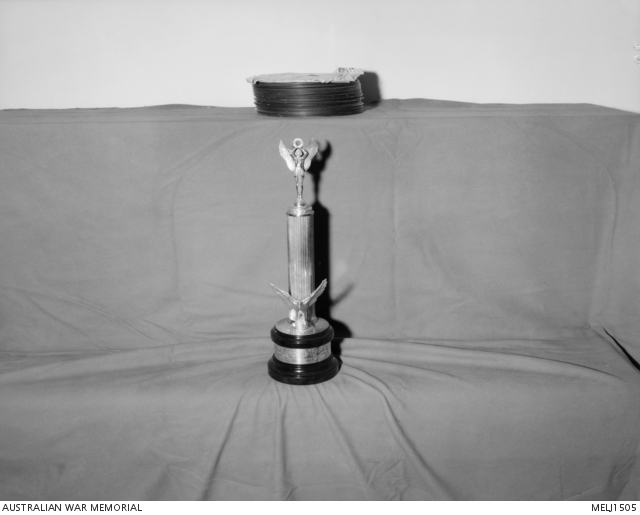 A trophy which was presented to the Sergeants' Mess of the Royal ...