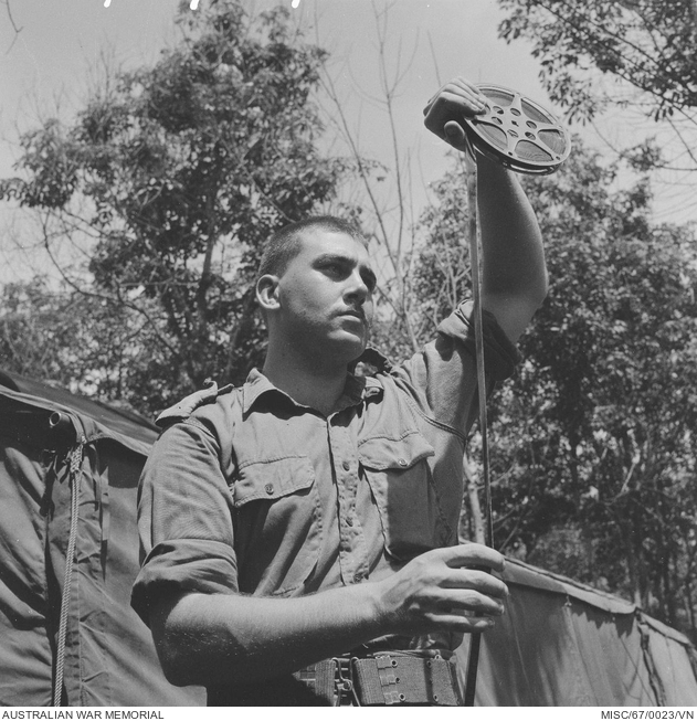 South Vietnam. 1967. Second Lieutenant Bob Irvine, Amenities Officer ...