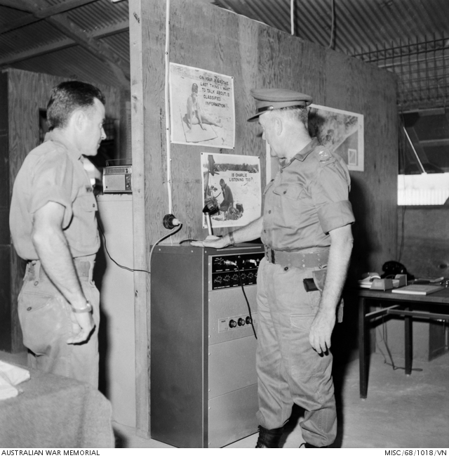 Vung Tau, South Vietnam. 1968-11. The Commander of the Australian ...
