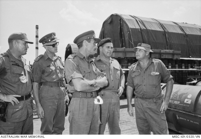 Bien Hoa Province, South Vietnam. 1969-05. The Chairman of the Chiefs ...