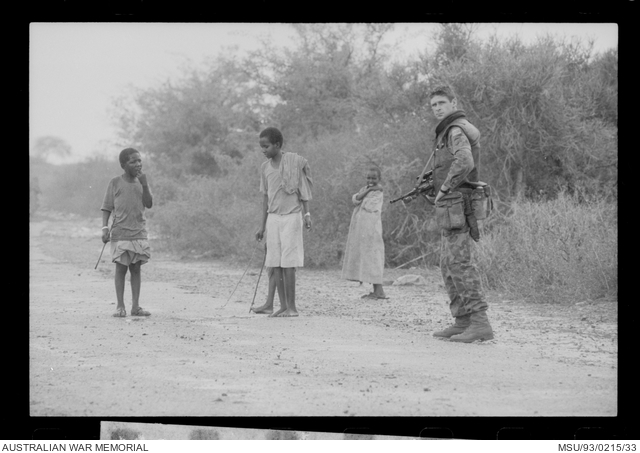 Baidoa, Somalia. 1993-04-18. Lance Corporal Jason Ranson, 1st Battalion ...
