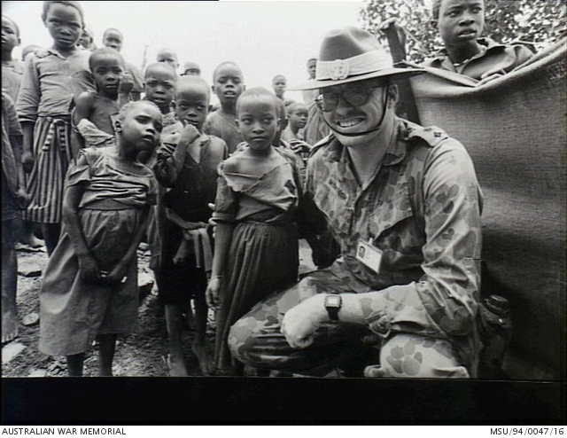 Lieutenant Colonel (Lt Col) Pat McIntosh, a member of the 2nd/4th ...