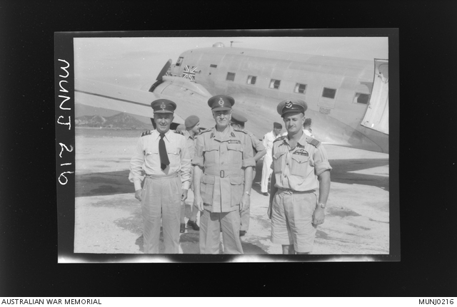 During his tour of the British Commonwealth Occupation Force (BCOF ...