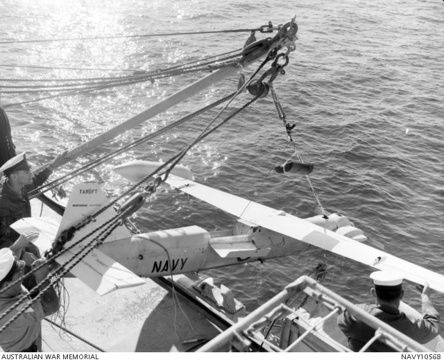 An officer with his team supervises the recovery of a Northrop Ventura ...
