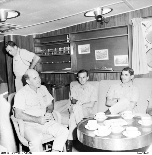 RAN guided missile destroyer HMAS Hobart (II) D39 has docked at Subic ...