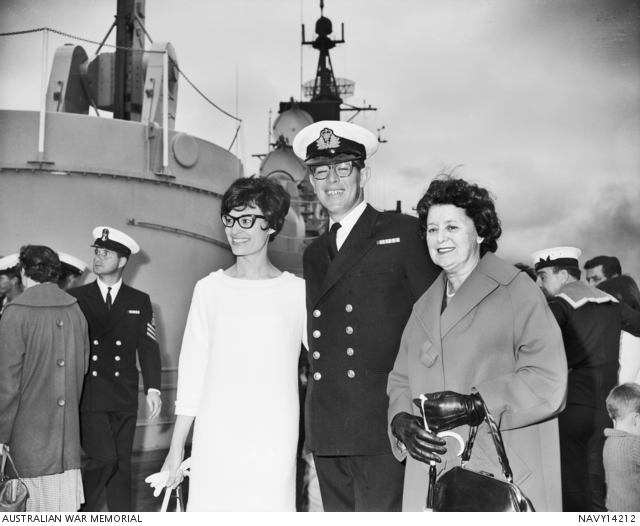 The RAN guided missile destroyer, HMAS Hobart (II) D39, has returned to ...