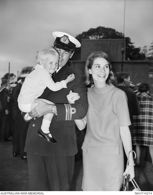 The RAN guided missile destroyer, HMAS Hobart (II) D39, has returned to ...