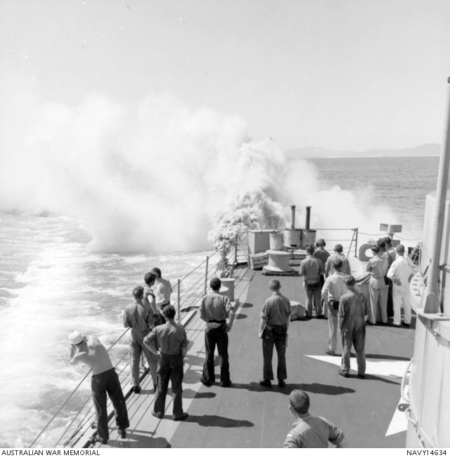 HMAS Perth (II) D38 is participating in operations with the US Seventh ...